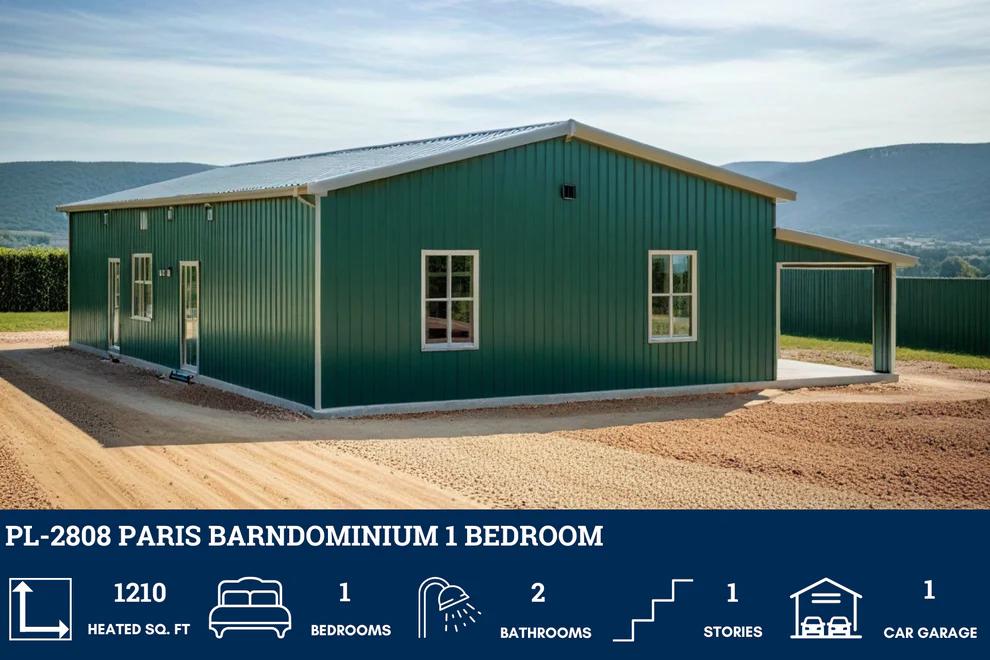 PL-2808 Paris Barndominium House Plan - Etsy