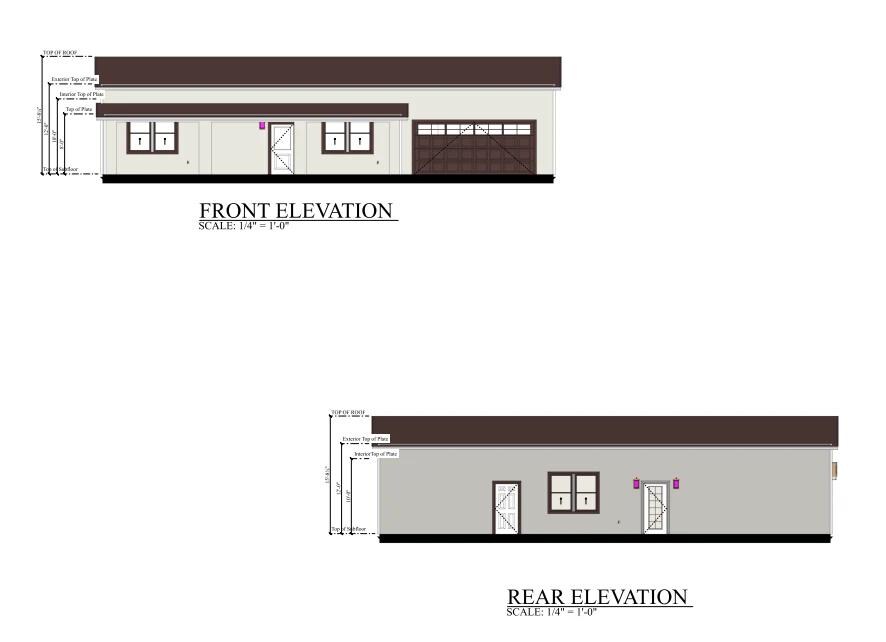 PL-2808 Paris Barndominium House Plan - Etsy