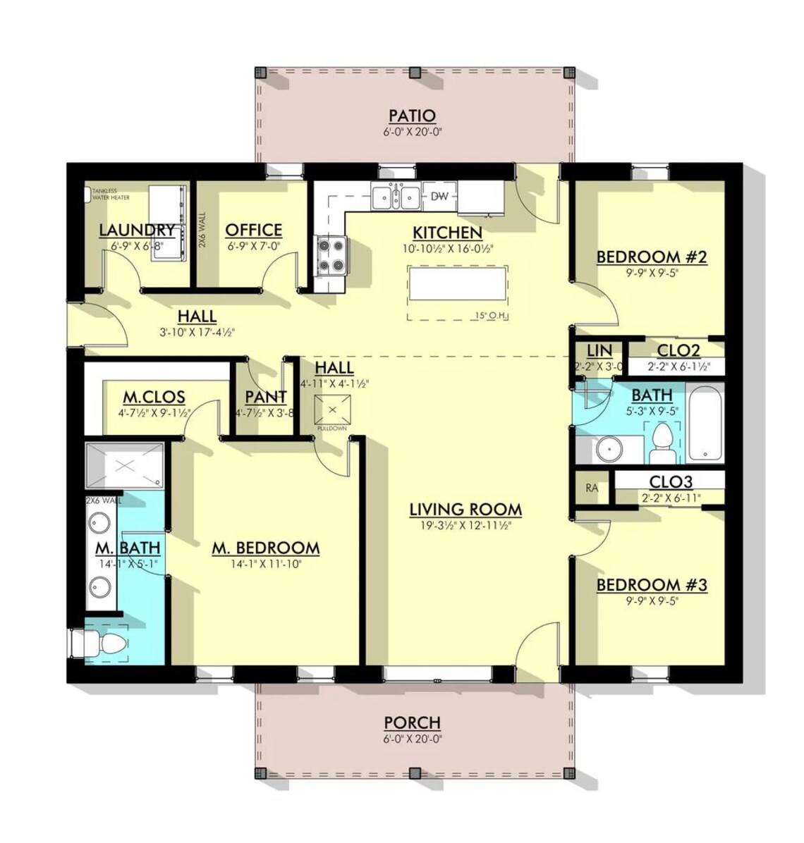 PL-71003 Jericho Barndominium House Plan - Etsy Canada