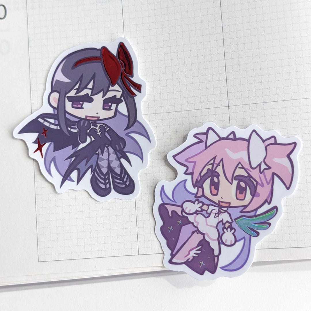 Madoka Homura [madoka Magica] | Sticker Flakes - Etsy
