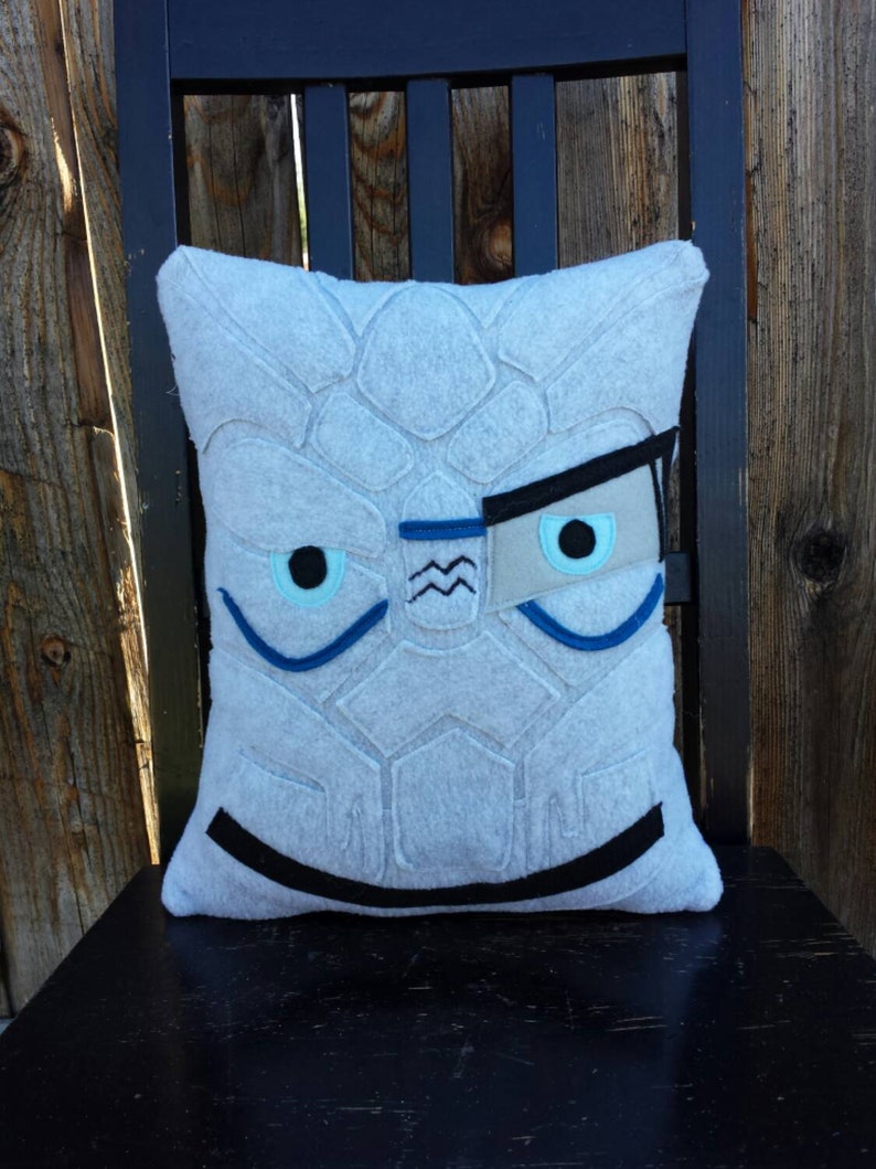 Garrus Vakarian, Mass Effect, Liara, Pillow, Plush, Cushion - Etsy