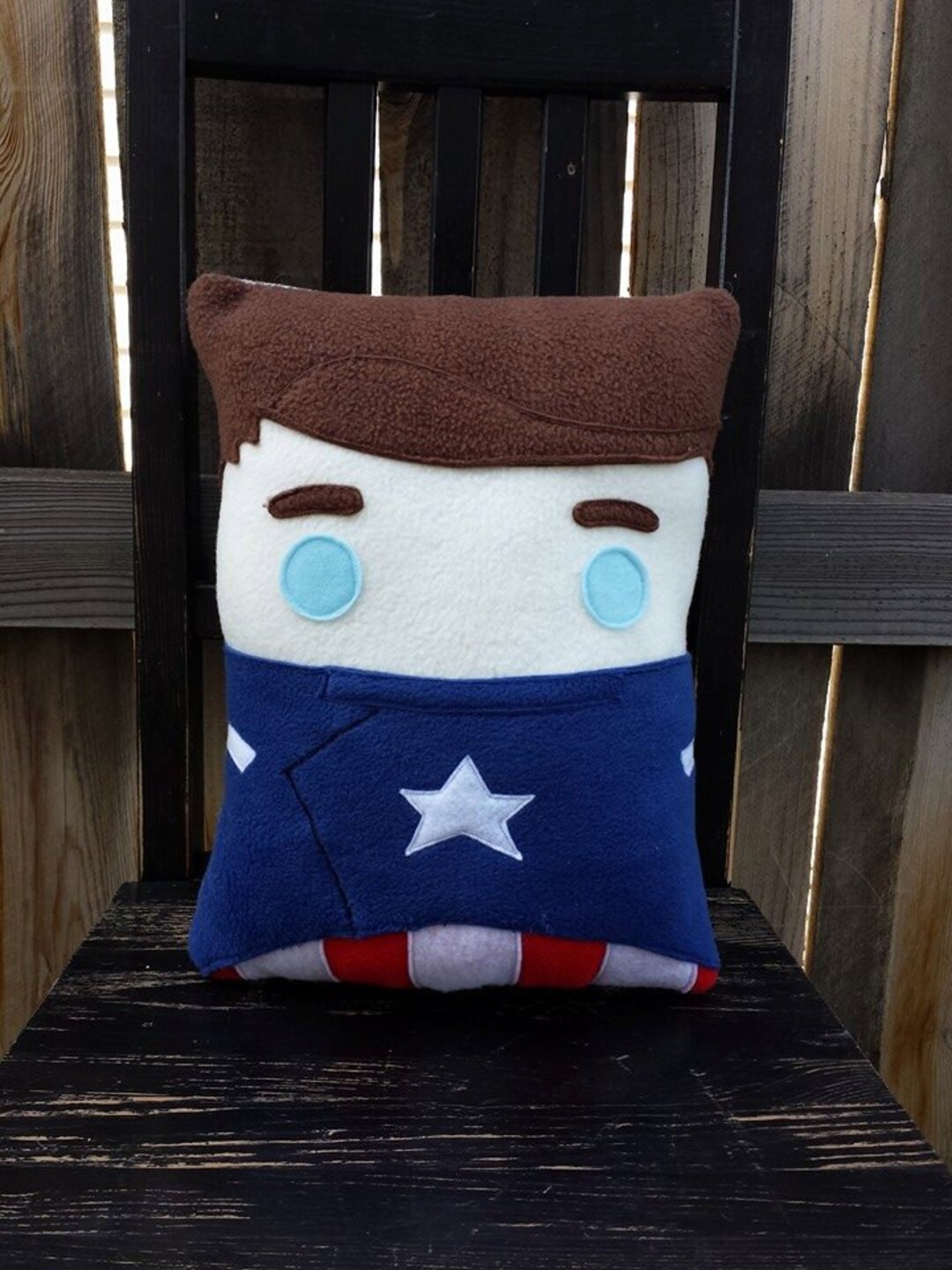 Captain America Pillow, Plush, Cushion, Gift - Etsy
