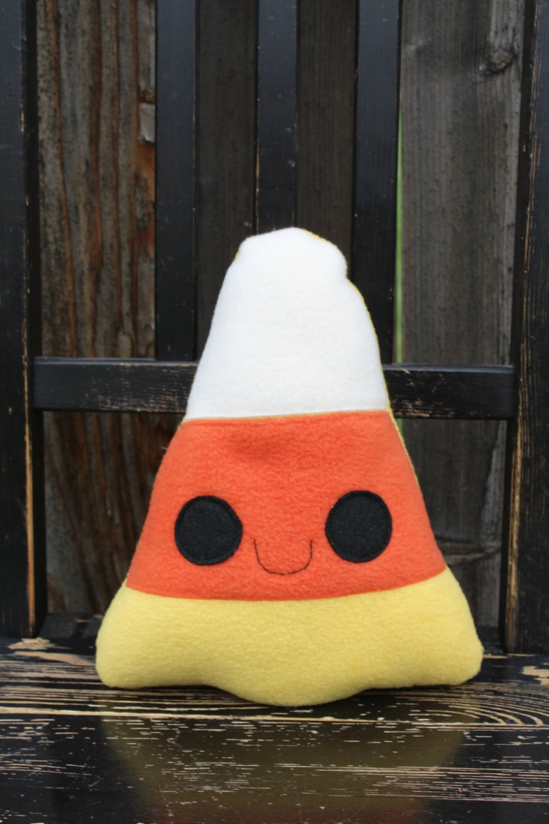 Halloween Candy Corn Plush - Etsy