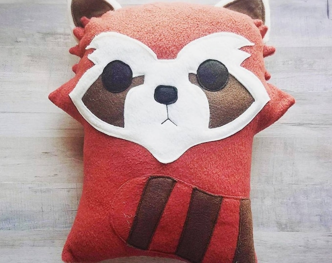 Red Panda Pillow, Plush, Cushion, Nursery Decor - Etsy