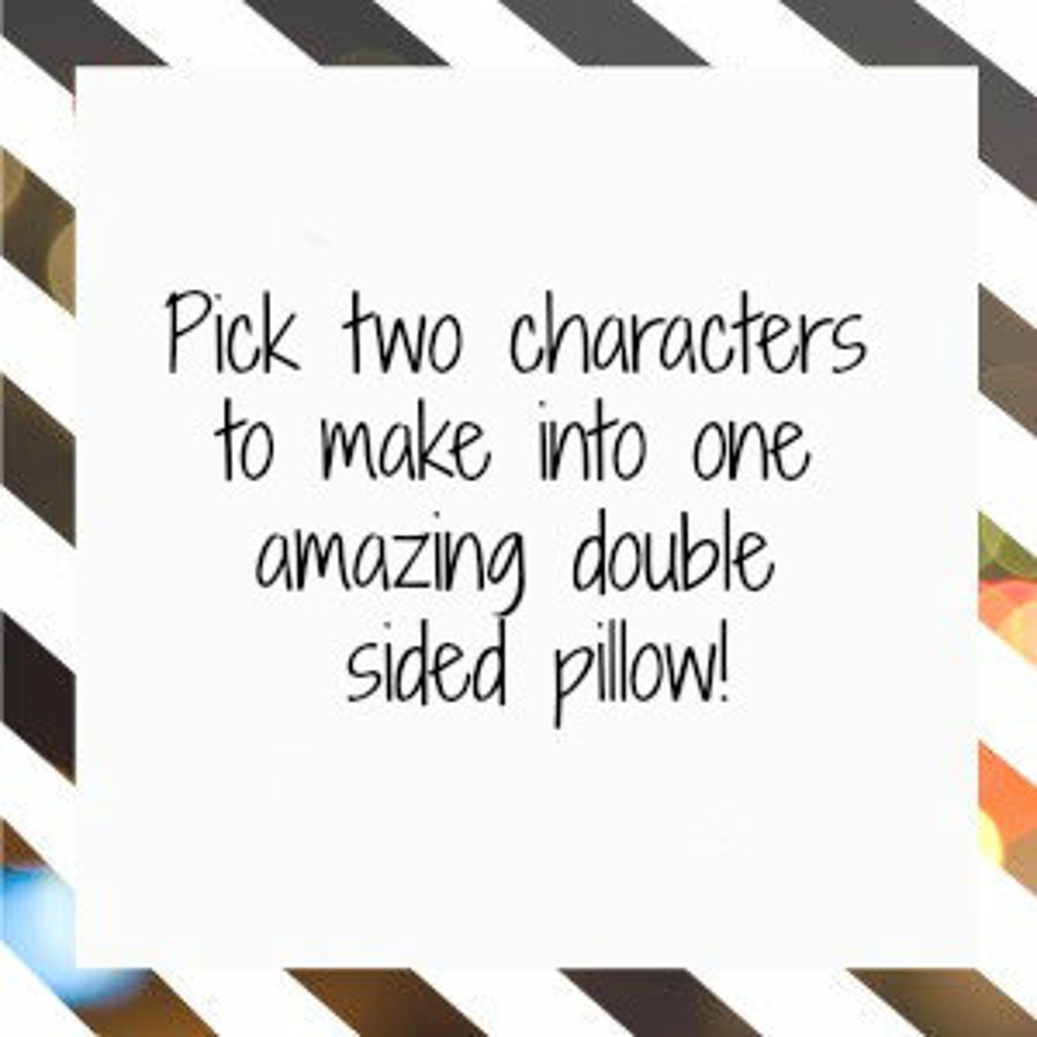 Double Sided Character Pillow Cushion Plush - Etsy
