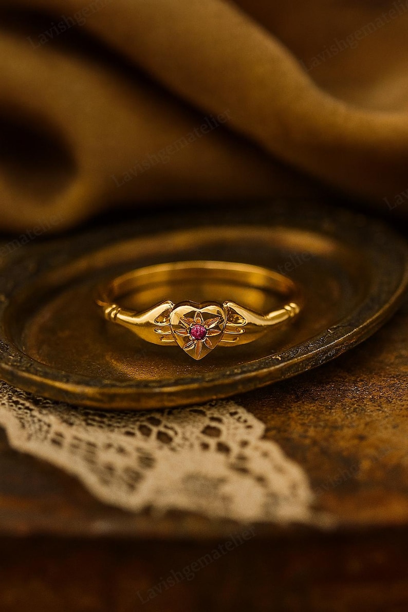 14K Gold Claddagh Ring, Tiny Celtic Irish Ring, Claddagh Ring, Irish ...