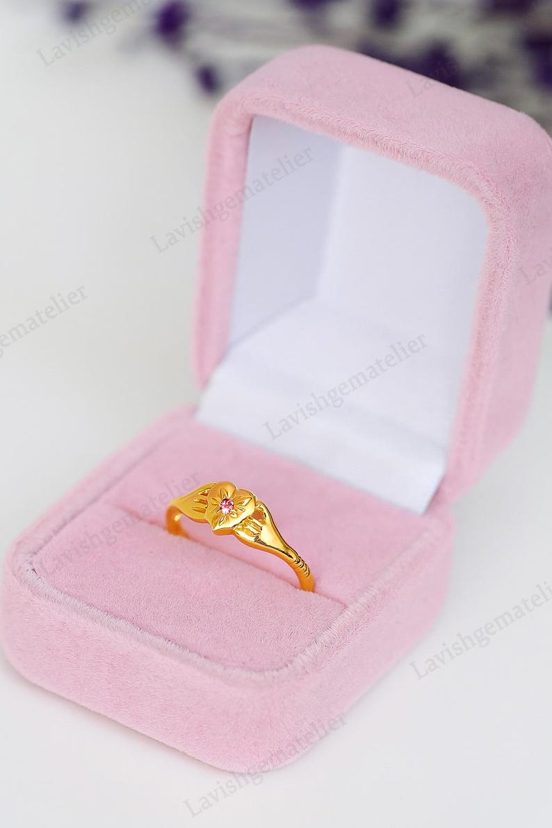 14K Gold Claddagh Ring, Tiny Celtic Irish Ring, Claddagh Ring, Irish ...