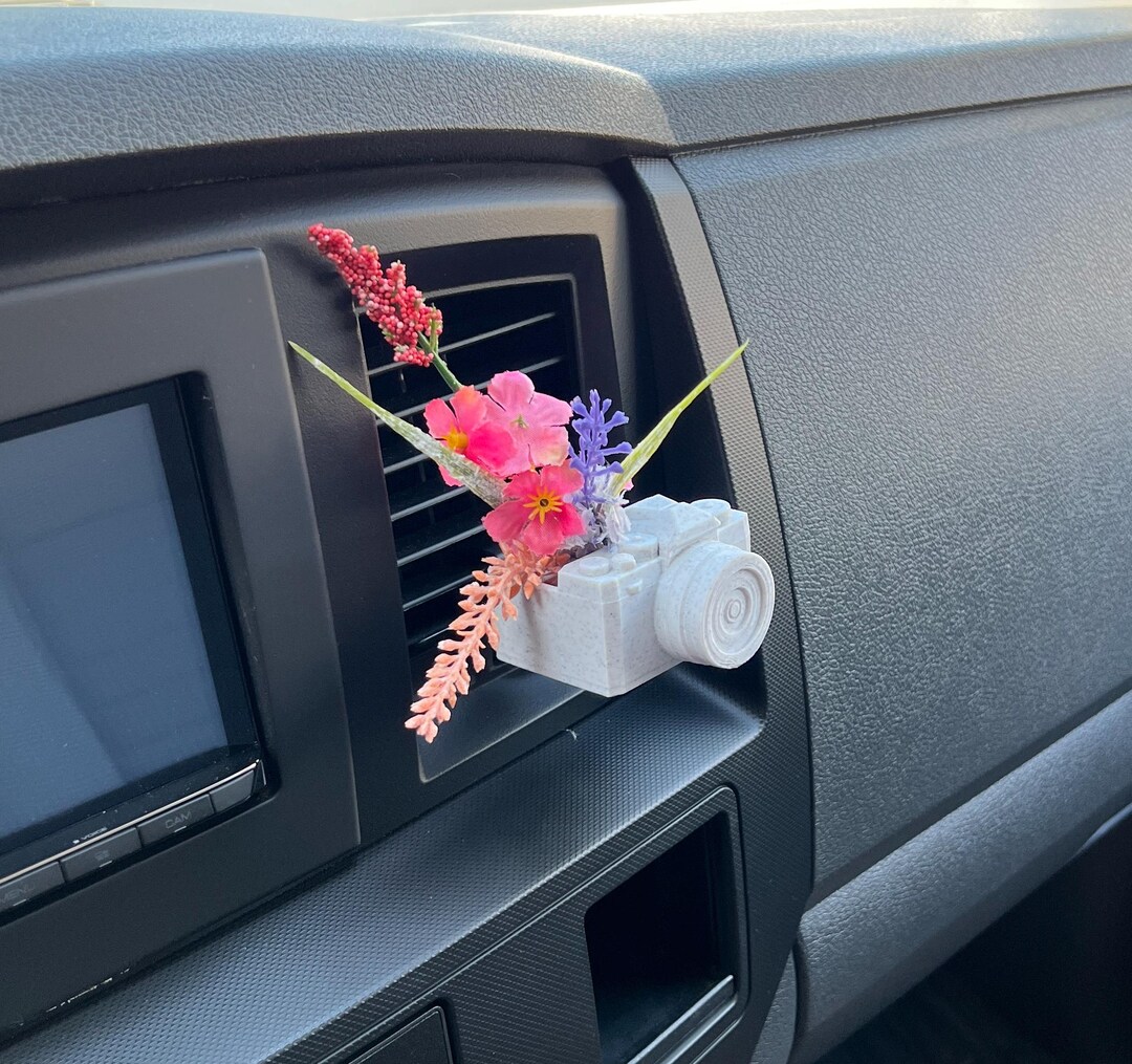 Cozy Boho Mini Car Camera Vent Planter | Cardening Car Vase | Vehicle ...
