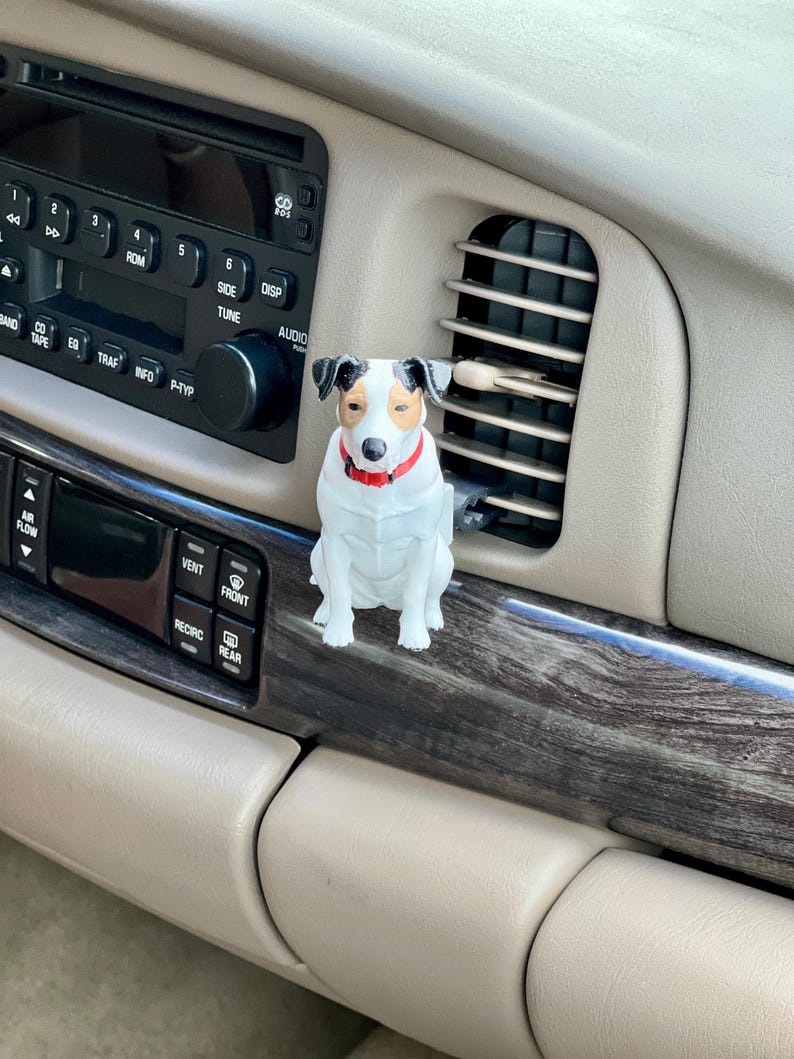 Jack Russell Car Charm Vent Accessory | Cute Pet Dashboard Decor ...