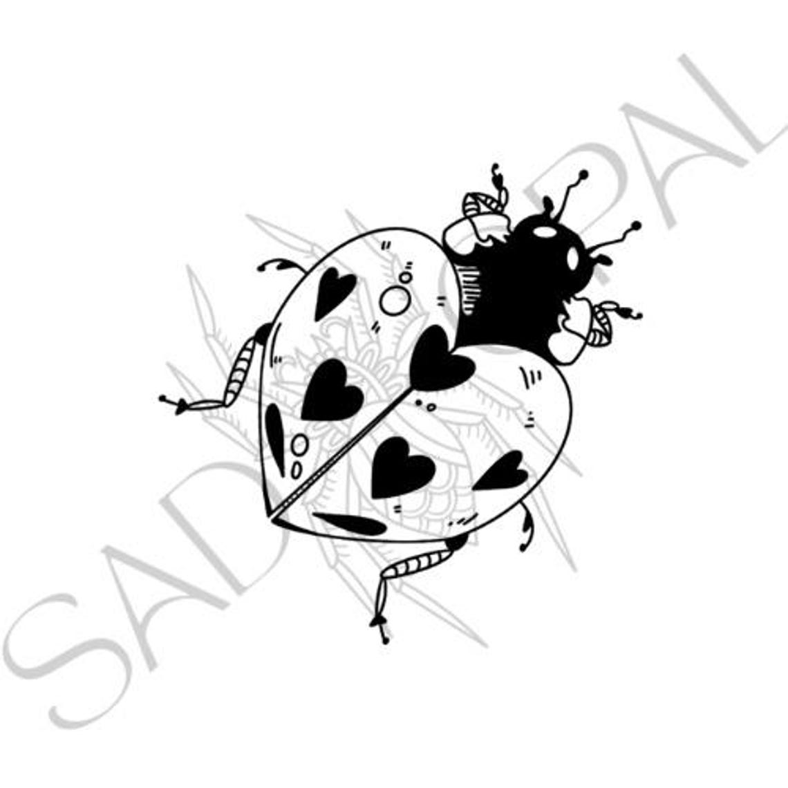 Cute Bug Tattoo Flash Set – 8 Hand-drawn Insect Linework Designs ...