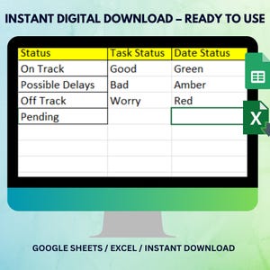 Multiple Project Tracker Excel Template | Task & Deadline Planner ...