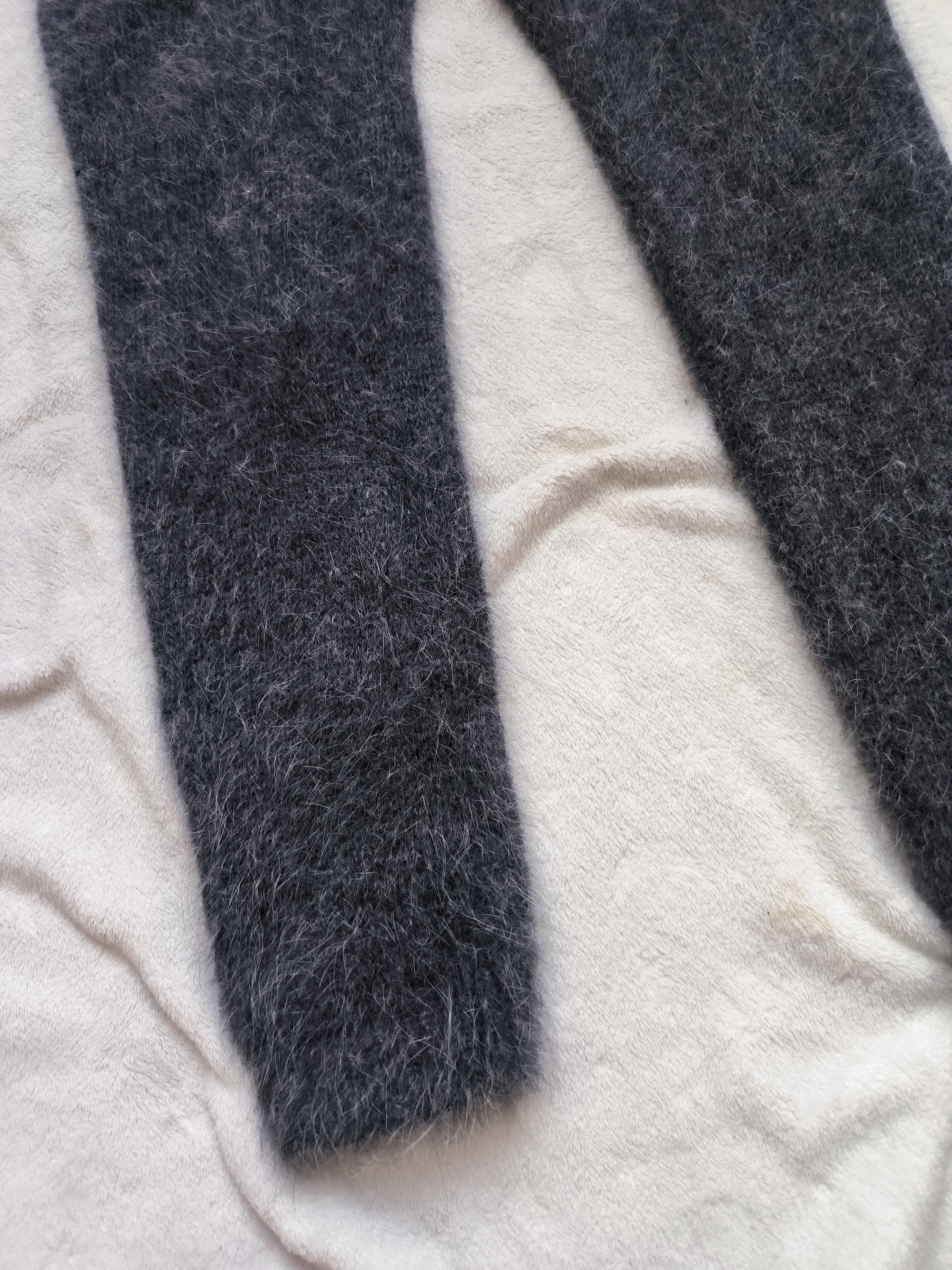 Fluffy Angora Wool Pants: Warm Winter Leggings Unisex - Etsy