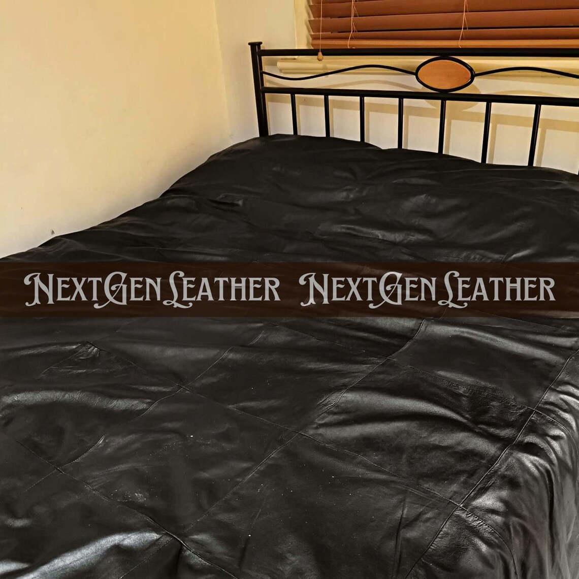 NAPA Leather Bedding Set: Super Soft Bed Sheet, Duvet, Pillowcase ...
