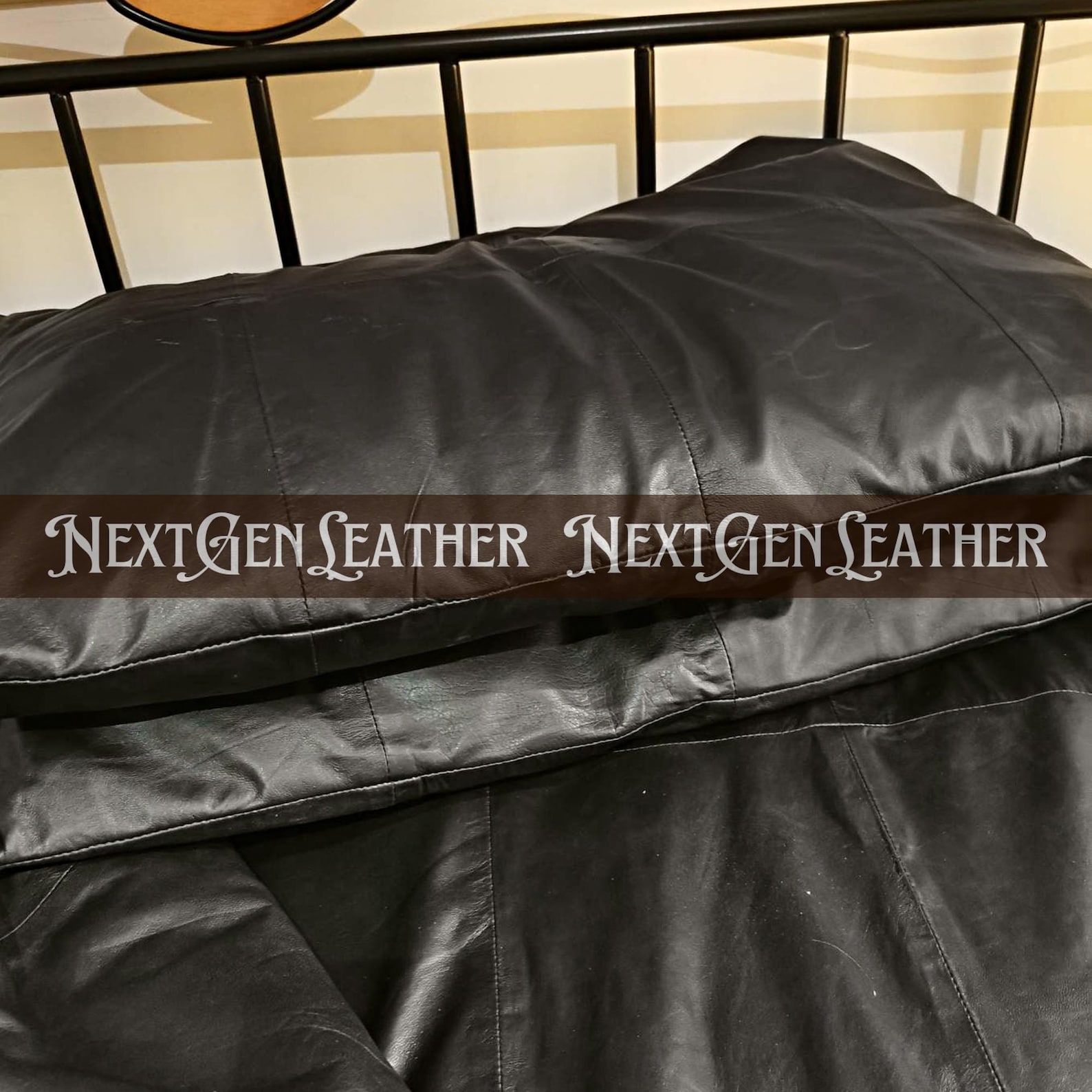 NAPA Leather Bedding Set: Super Soft Bed Sheet, Duvet, Pillowcase ...
