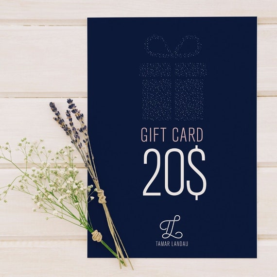 E-gift Card of 20 Dollars Gift Certificate | Etsy