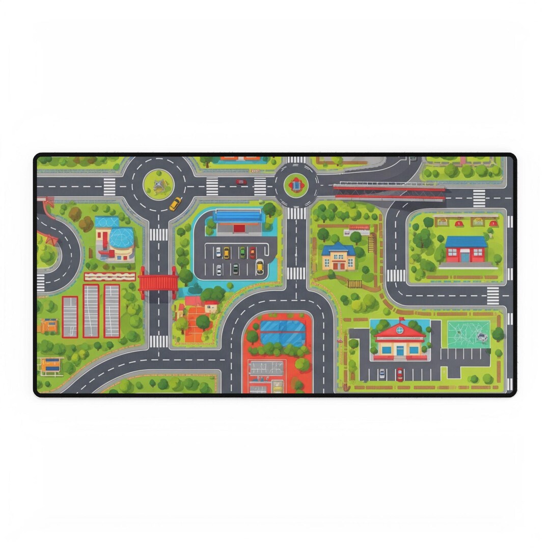 Racing City Road Hot Wheels Desk Mat - Etsy
