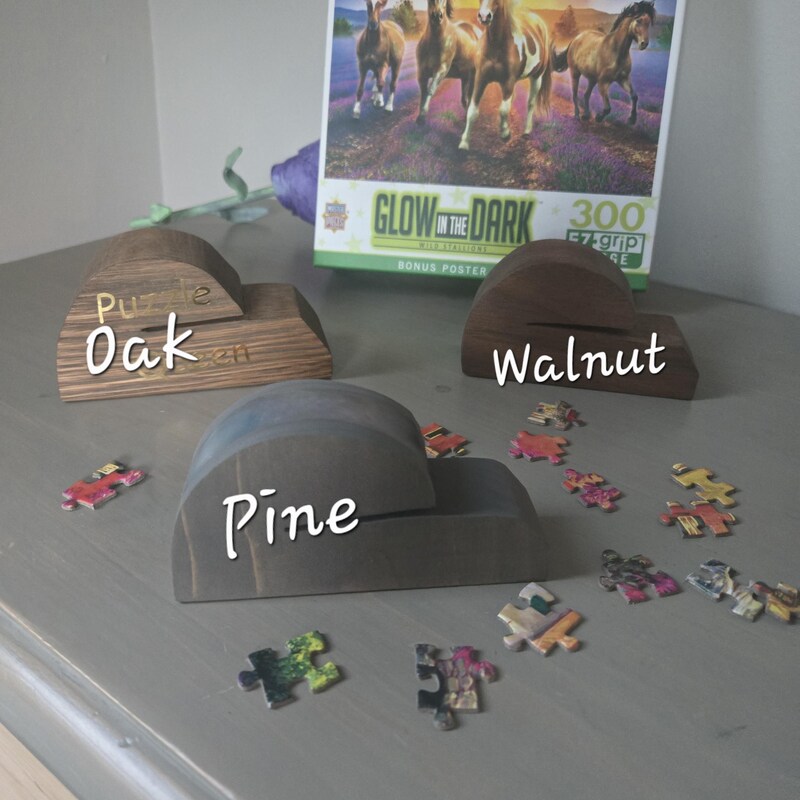 Walnut Puzzle Lid Stand - Etsy