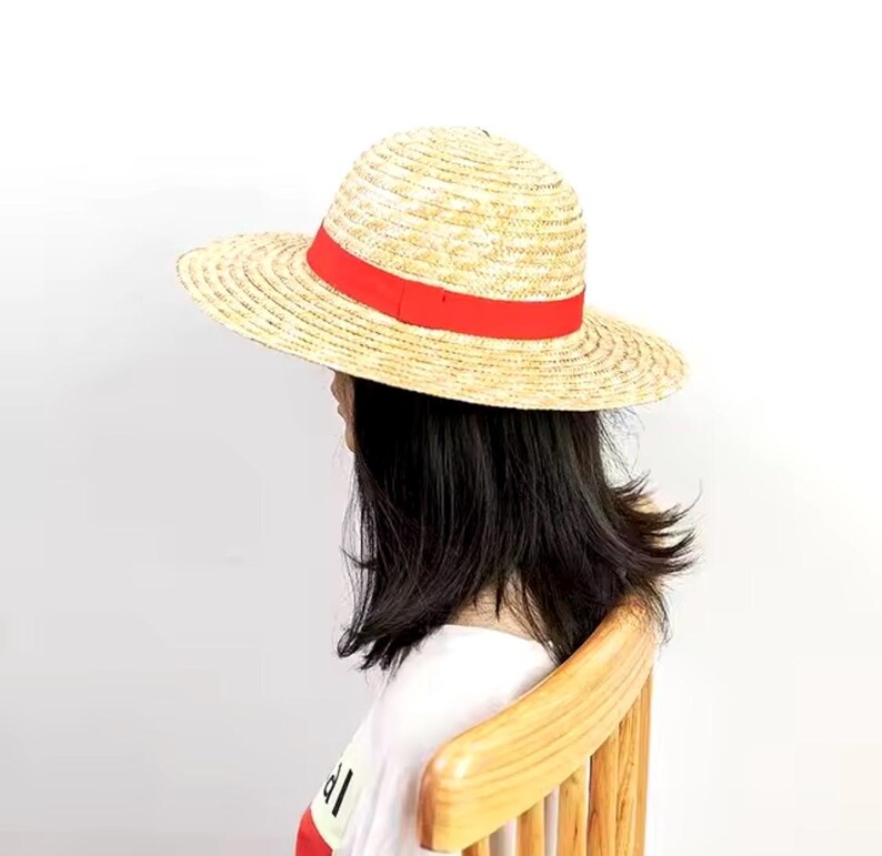Anime One Piece Monkey D Luffy Cosplay Straw Hat Adult Unisex Weaving ...