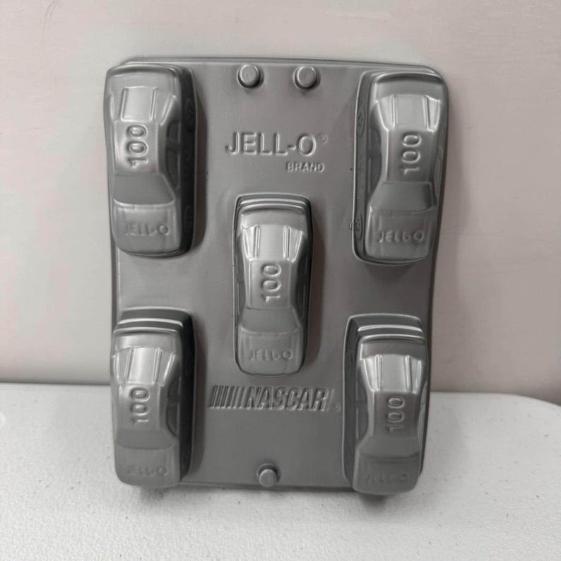 Vintage Jell-o NASCAR Mold Set Race Car Jigglers Promo 90s Gelatin ...