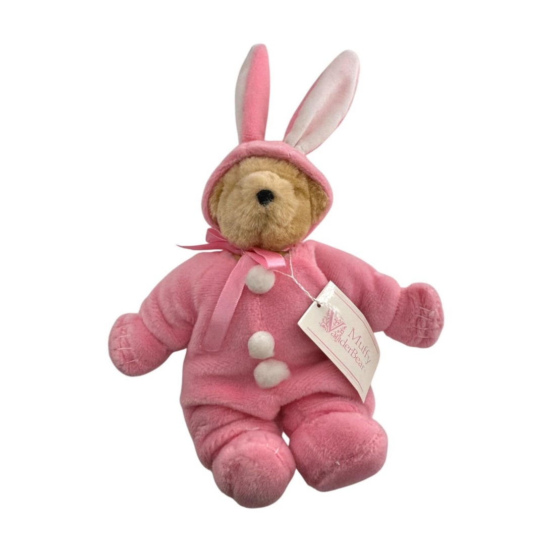 Vintage North American Bear Co Muffy Vanderbear Pink Bunny Plush 1992 ...