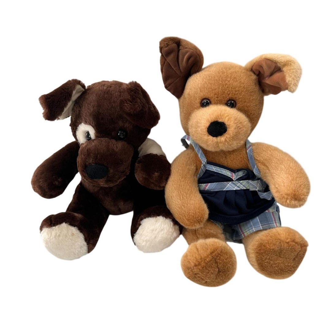 Limited Too Plaid Outfit Build-a-bear Workshop Brown Plush Stuffed ...