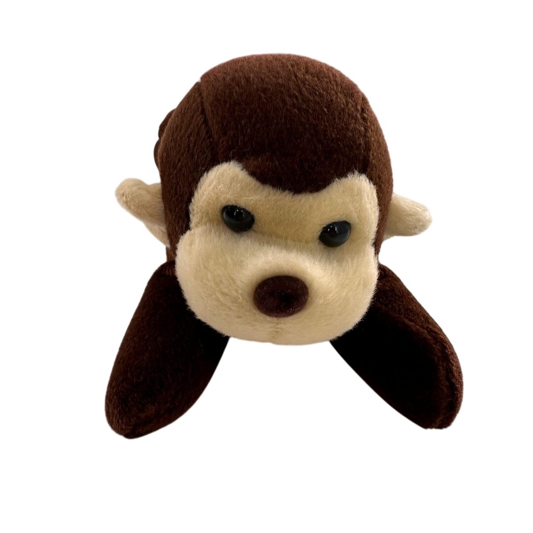 Kellytoy 2003 Brown Monkey Plush Stuffed Animal 10" Polyester Fiber ...