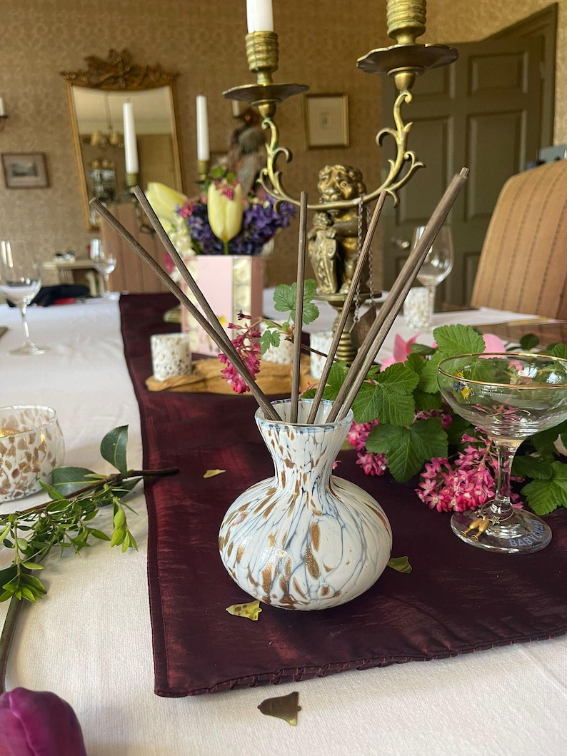 White and Gold Reed Diffuser. Wedding Diffuser, 18 Fragrances, Eco ...