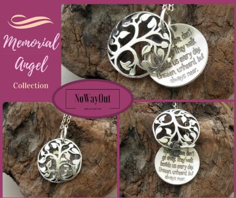 Personalized Memorial necklace custom engraved handmade | Etsy