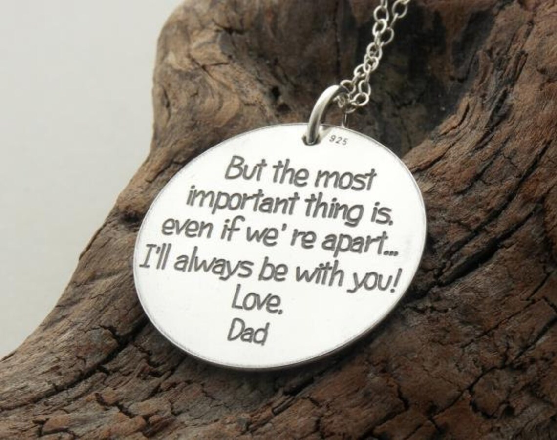 Gift From DAD promise Me You'll Always - Etsy
