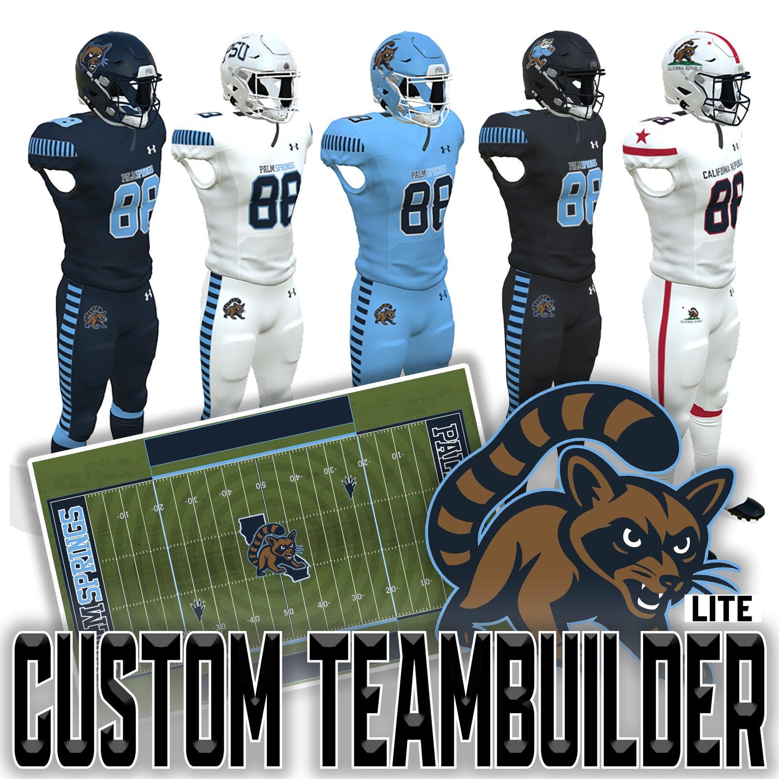 Custom College Football Team Builder: Uniforms & Field - Etsy