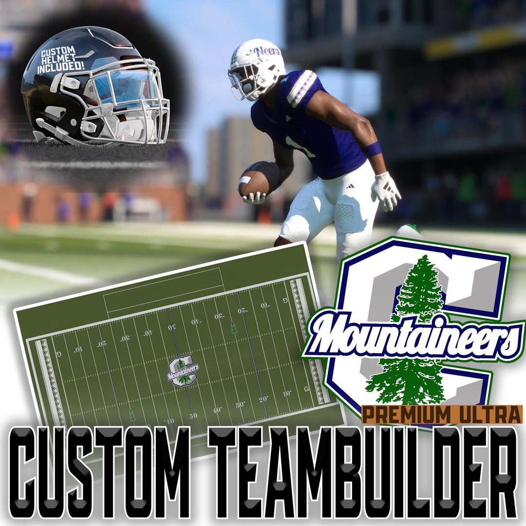 Custom College Football Team Builder: Includes Full Size Helmet - Etsy
