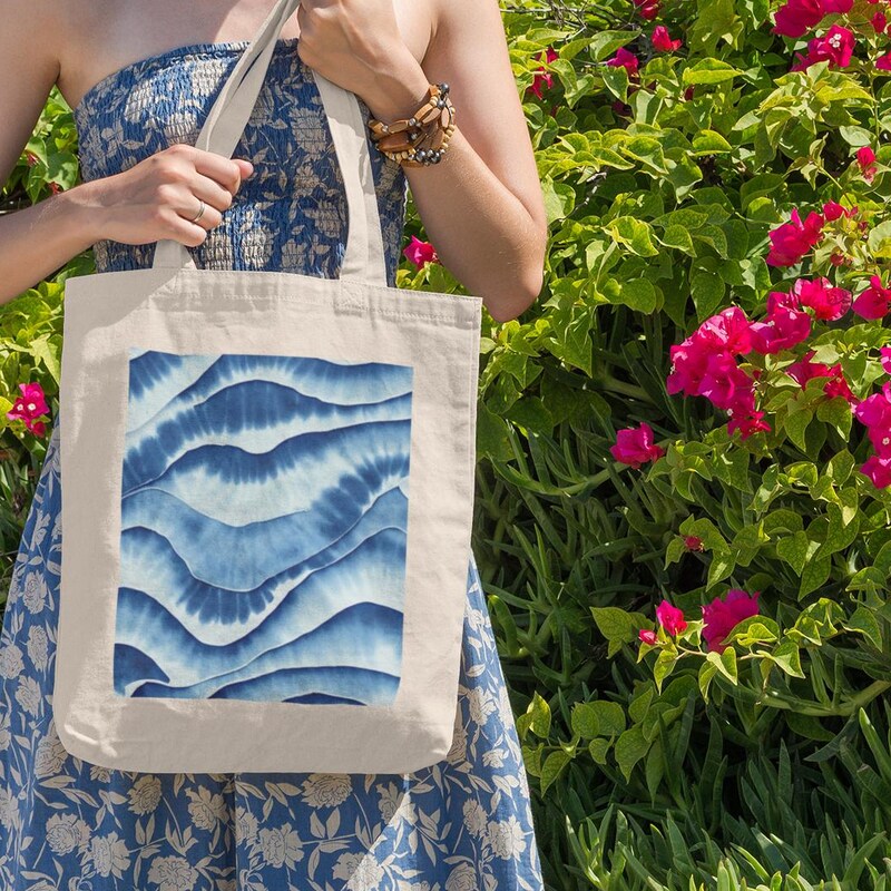 Japanese Shibori Bag - Etsy