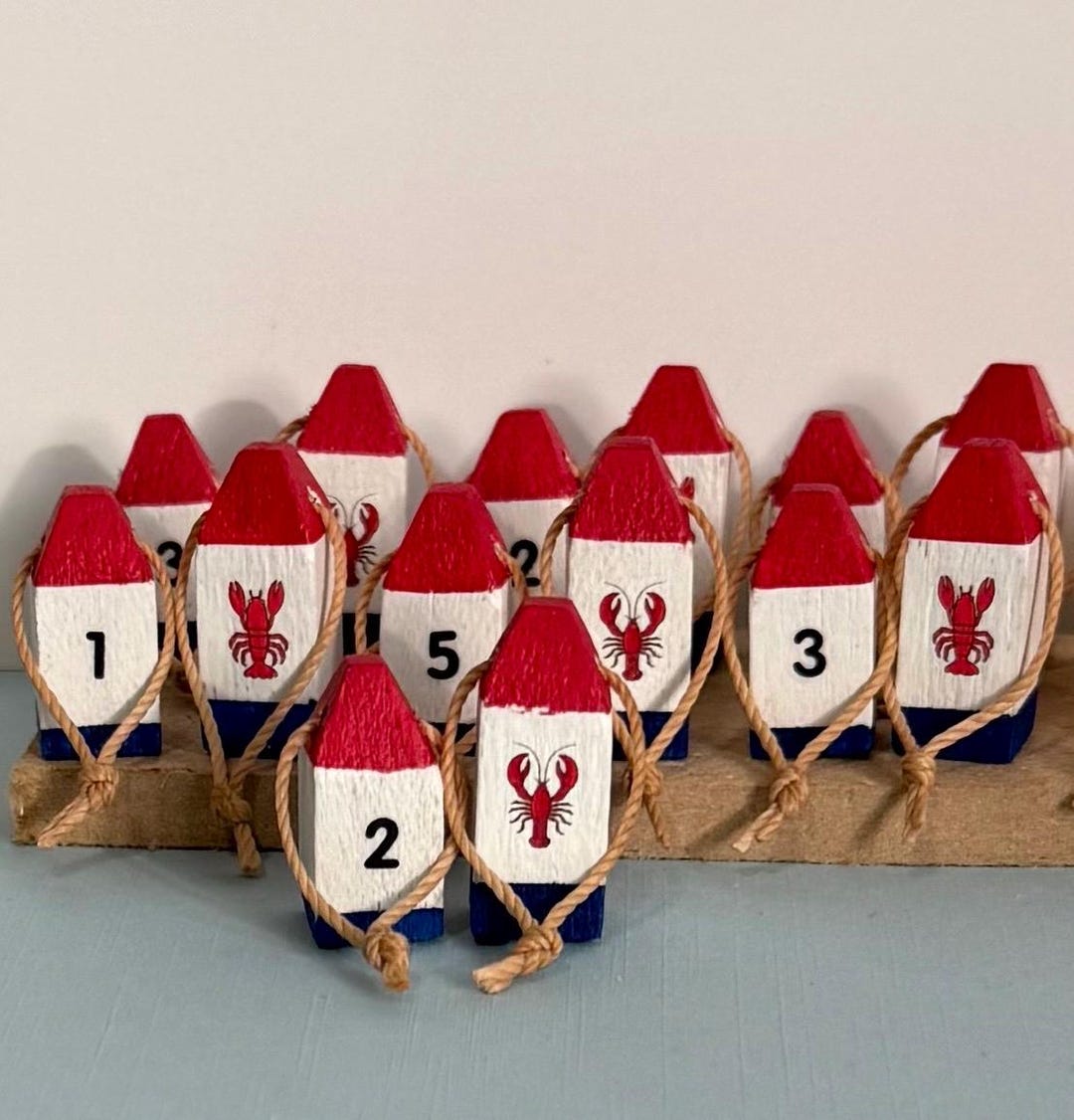 1:12 Scale Dollhouse Nautical Buoy Decor Set of 2 - Etsy