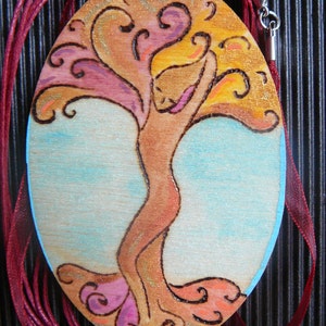Divine Feminine ART Womanhood Art Woman Pendant "roots and Balance ...