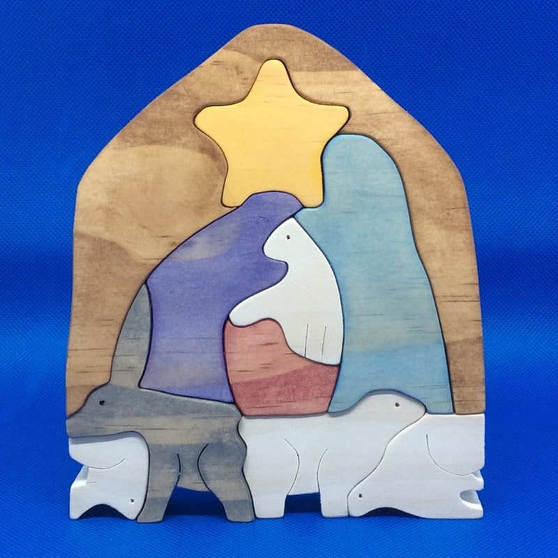 Nativity Puzzle - Etsy