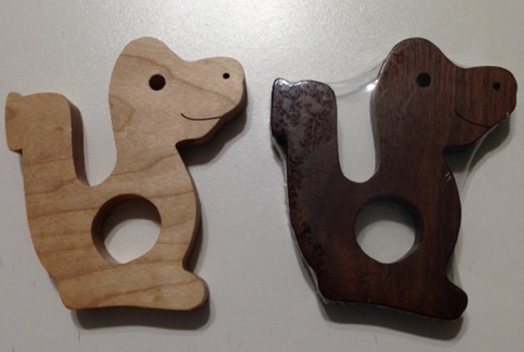 Wooden Baby Teethers - 10 Styles Made of Hard Maple and Walnut ...