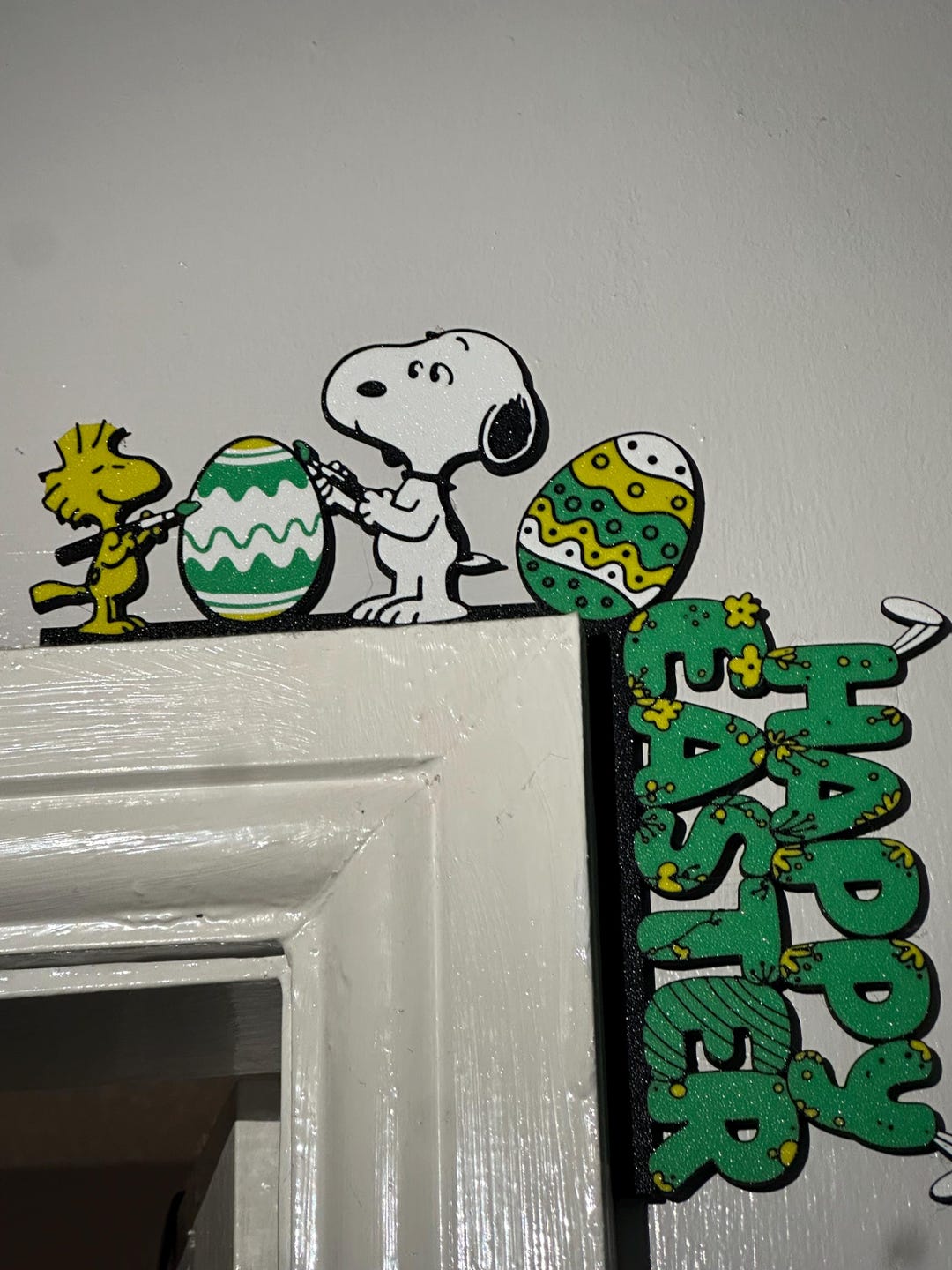 Adorable Snoopy Easter Door Corner/topper! - Etsy
