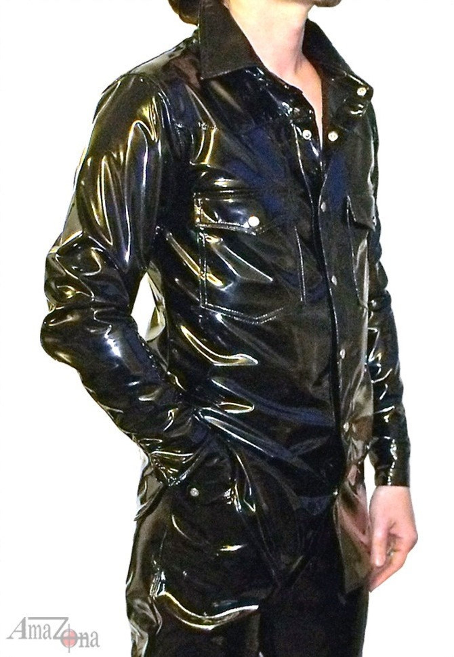 4-way Stretch Vinyl Shirt | Etsy