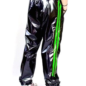 Sporty 4-way Stretch Vinyl Track Pants - Etsy