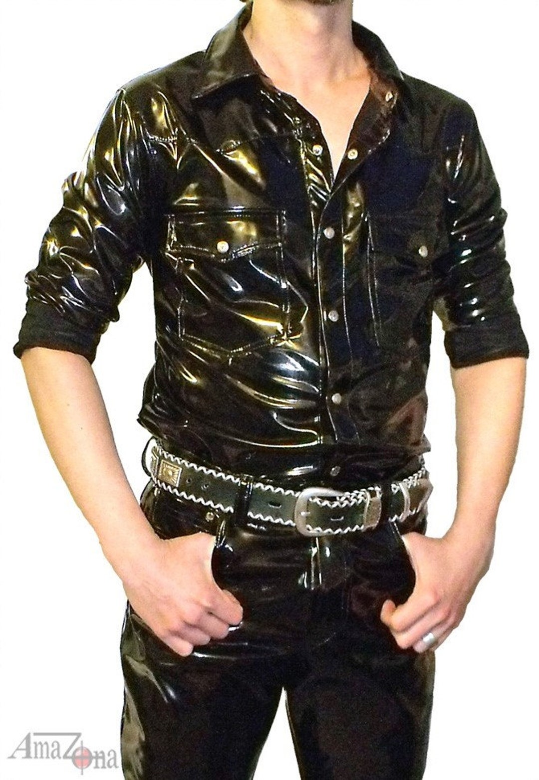 4-way Stretch Vinyl Shirt - Etsy