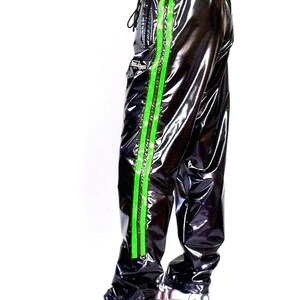 Sporty 4-way Stretch Vinyl Track Pants - Etsy