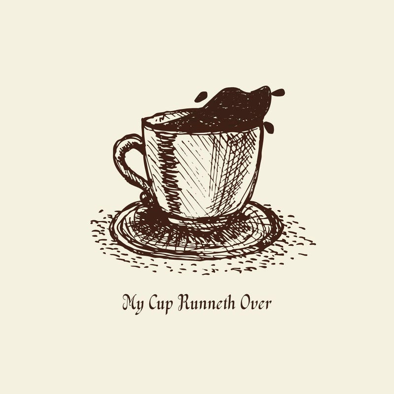 My Cup Runneth Over - Etsy