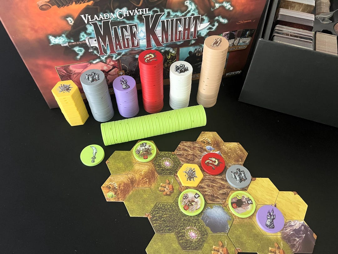 Magnetic Token Capsules for Mage Knight Board Game - Etsy