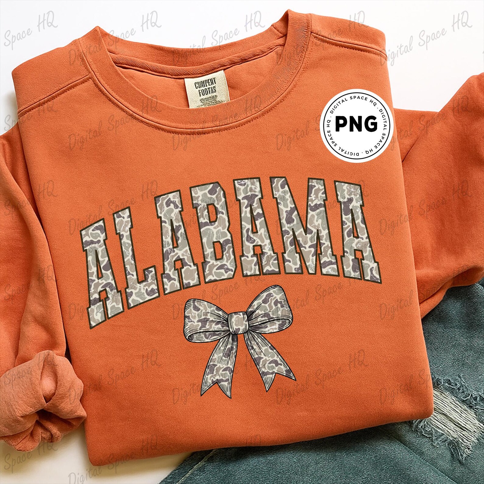 Alabama Camo Bow PNG, Retro Alabama Distressed PNG, Alabama Country PNG ...