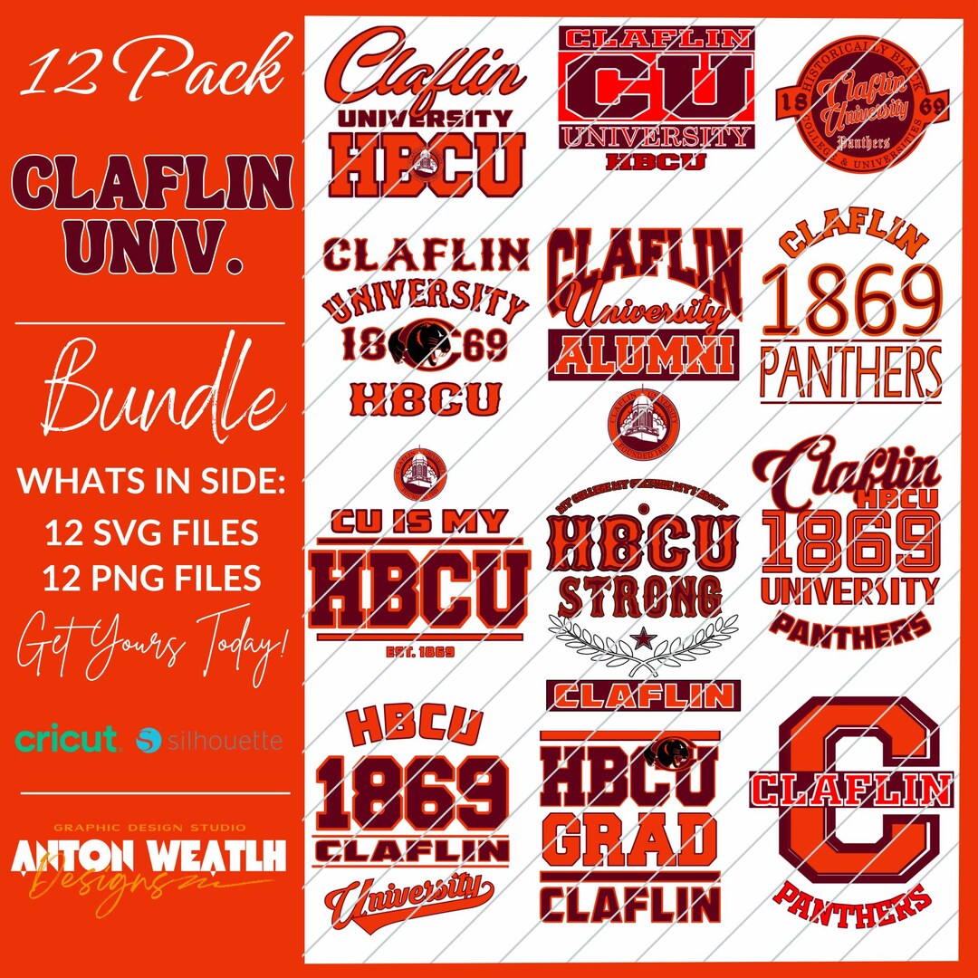Claflin University Svg Bundle HBCU SVG Alcorn State Png Svg Digital ...
