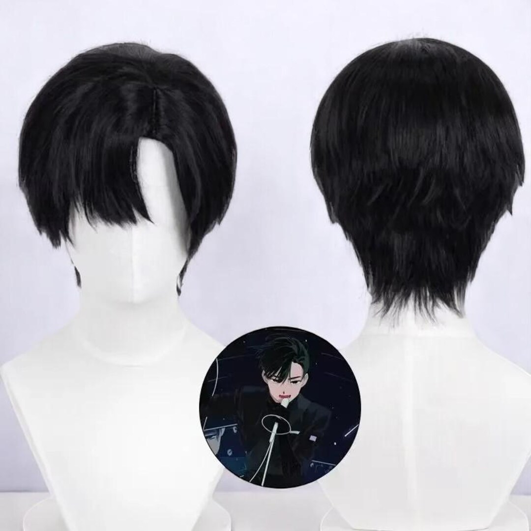 Alien Stage Ivan Cosplay Wig – Black Sorrow Short Heat-resistant Wig ...