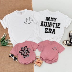 In My Auntie Era Matching Outfit, Auntie Matching Set, Cool Aunt Shirt ...