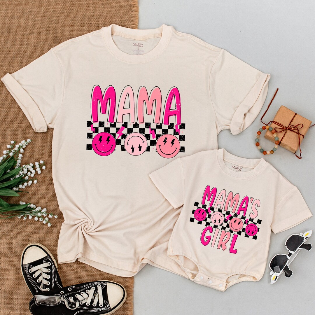 Mamas Girl Matching Shirts, Mommy and Me Outfits, Mama and Daughter ...