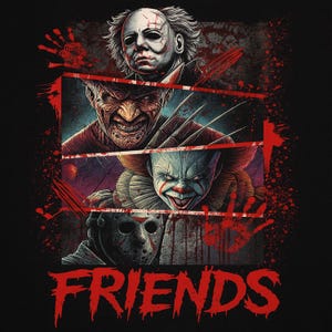 Horror Friends PNG Bundle | Scary Movie Killer Clipart | Halloween ...