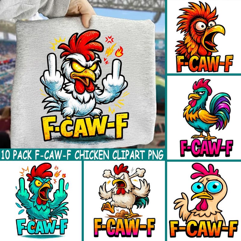F Caw F Chicken Tshirt - Etsy